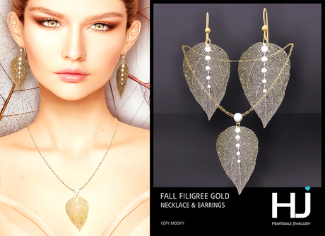 Second Life Marketplace - [HJ] Fall Filigree Gold